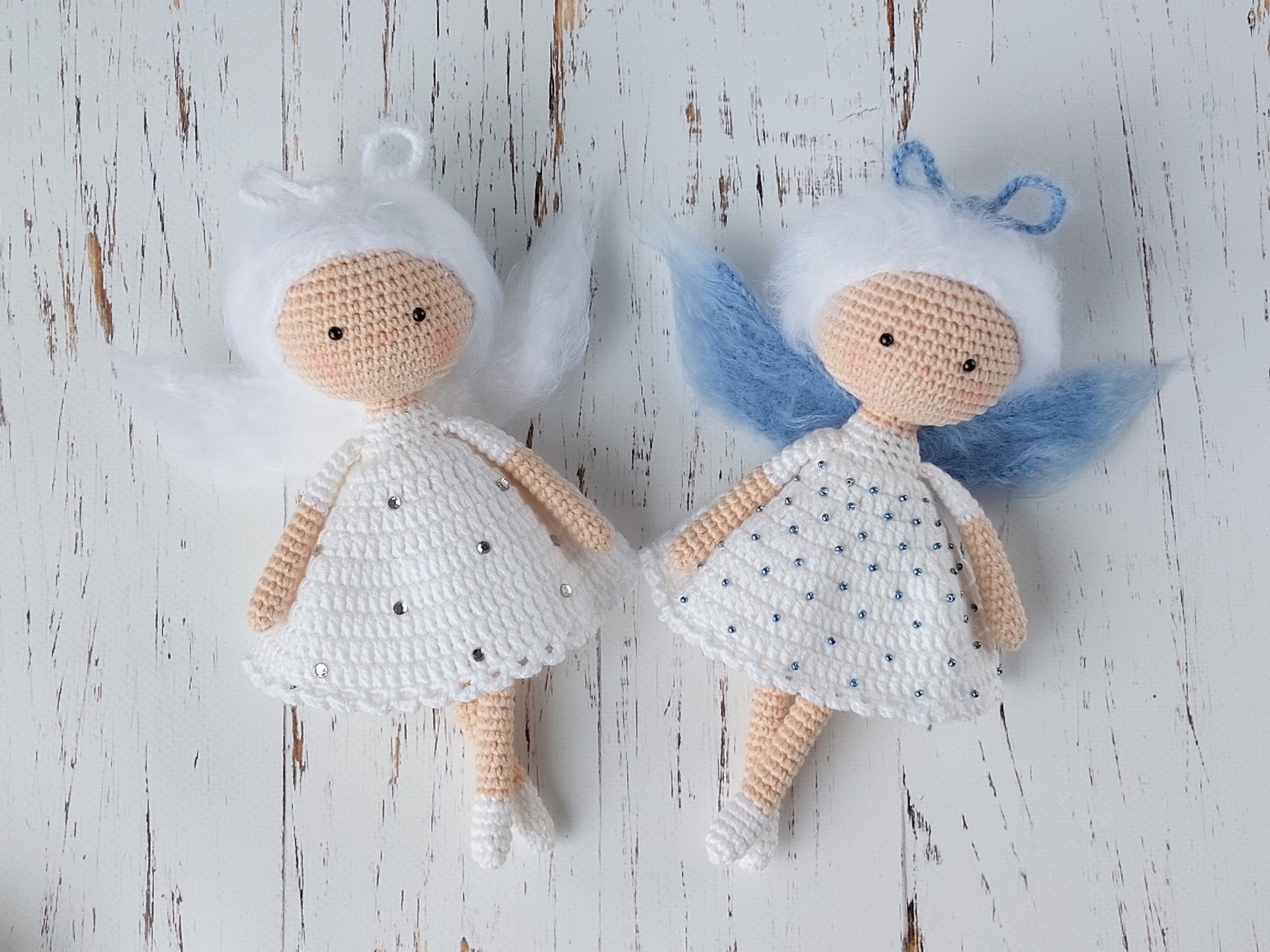 The Pattern of the Crochet Angel Doll Fairy Doll Pattern - Etsy