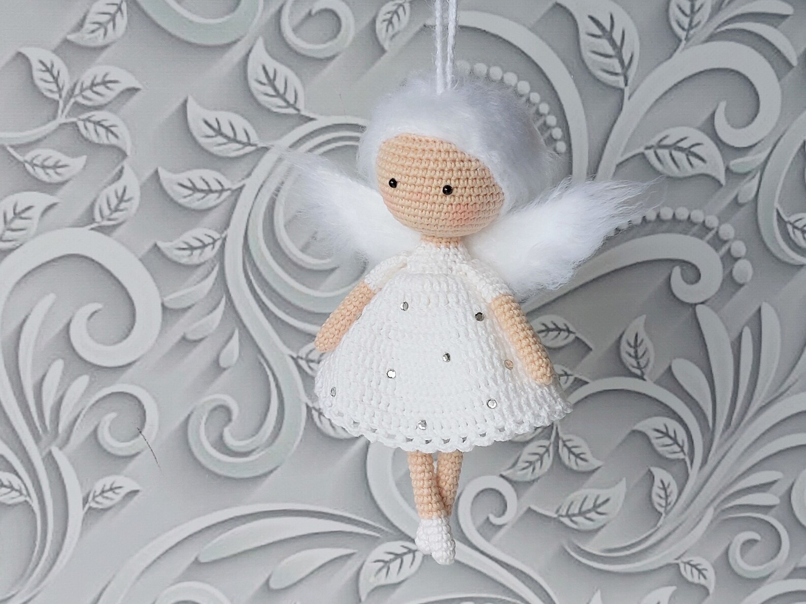 The Pattern of the Crochet Angel Doll Fairy Doll Pattern - Etsy