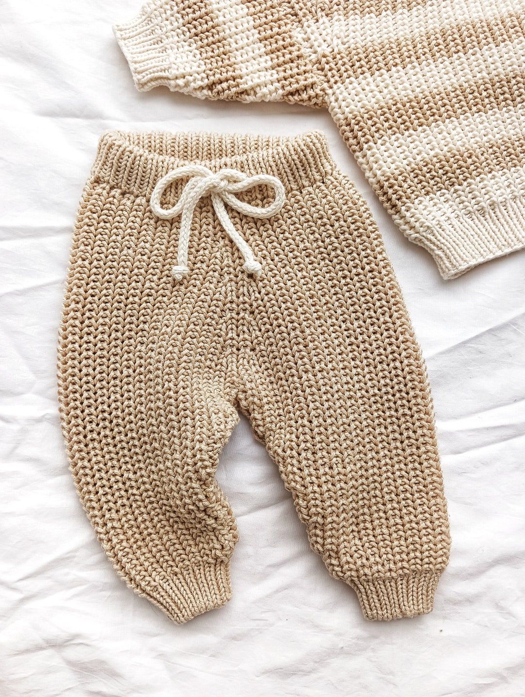 KNITTING PATTERN for Baby, Pattern Ribbed Pants, Baby Knit Pants, Pdf ...