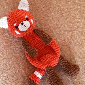 Crochet Red Panda Pattern Crochet Snuggler Pattern Crochet Comforter ...