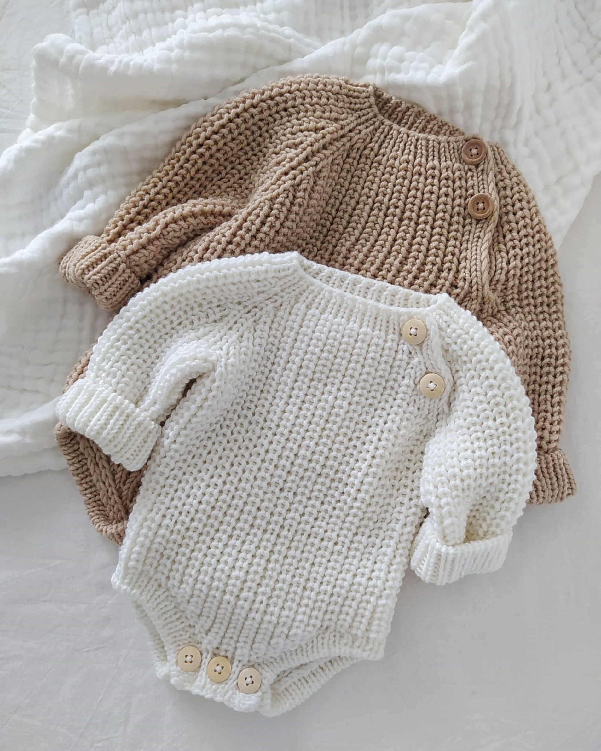 Knitting Pattern Baby Cozy Romper PDF Knit Pattern Bodysuit - Etsy ...