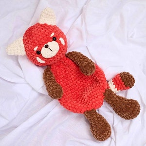 Crochet Red Panda Pattern Crochet Snuggler Pattern Crochet Comforter ...