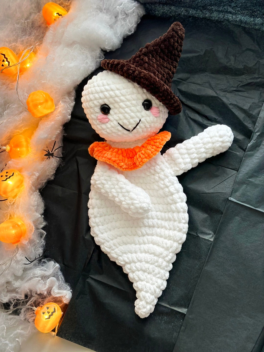 Easy Crochet Ghost PATTERN Pdf, Crochet Ghost Lovey ENGLISH Amigurumi ...