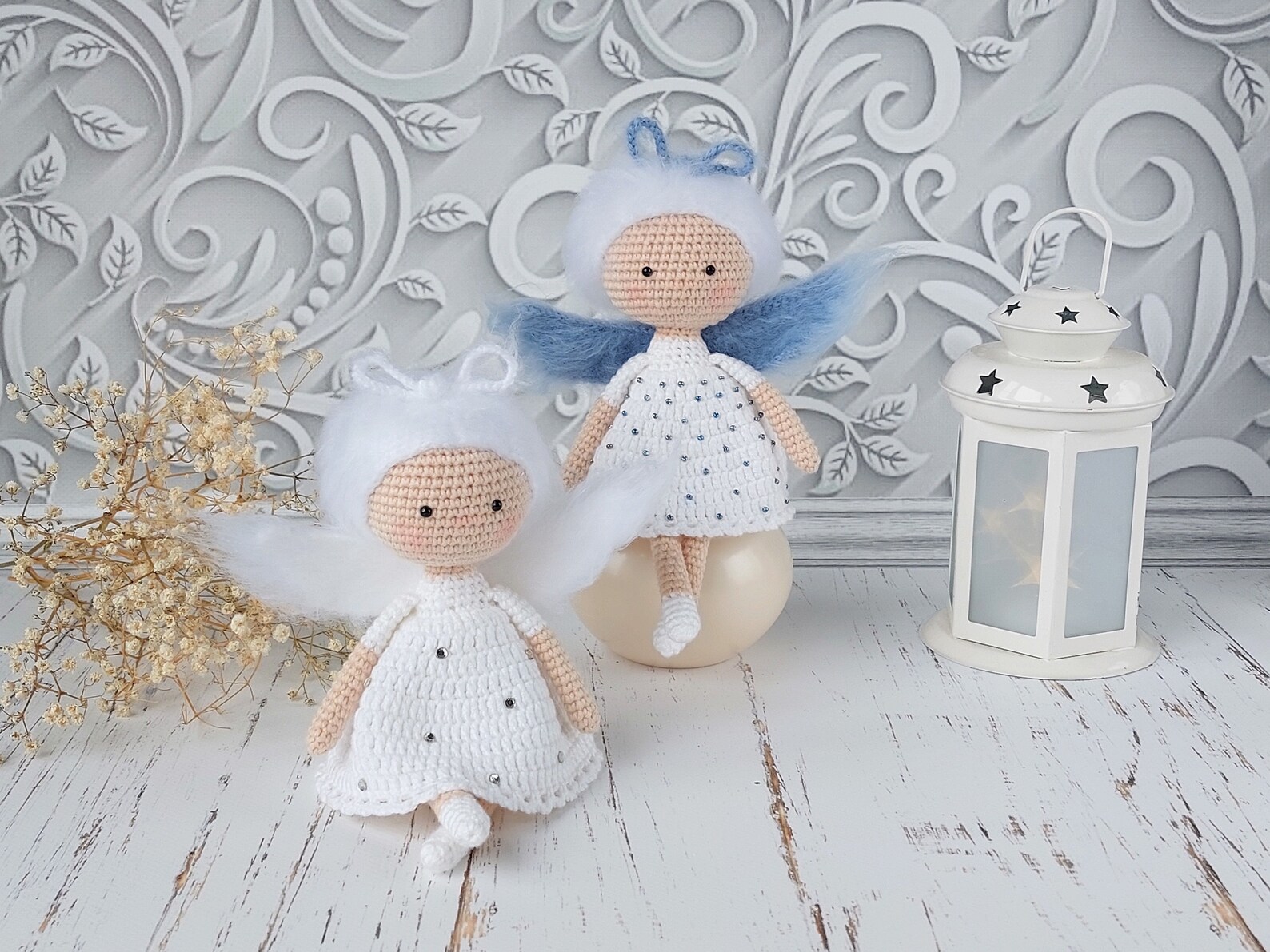 The Pattern of the Crochet Angel Doll Fairy Doll Pattern - Etsy
