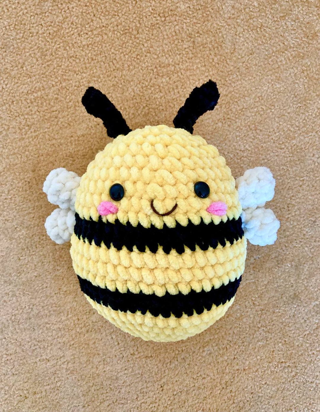 Crochet Bee Pattern Amigurumi Bee Pattern Plush Bee Crochet Pattern ...