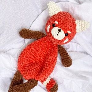 Crochet Red Panda Pattern Crochet Snuggler Pattern Crochet Comforter ...