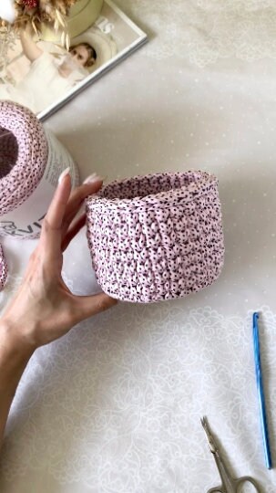 Very EASY DIY 2 in 1 Pattern Crochet Basket and Eyeglass - Etsy