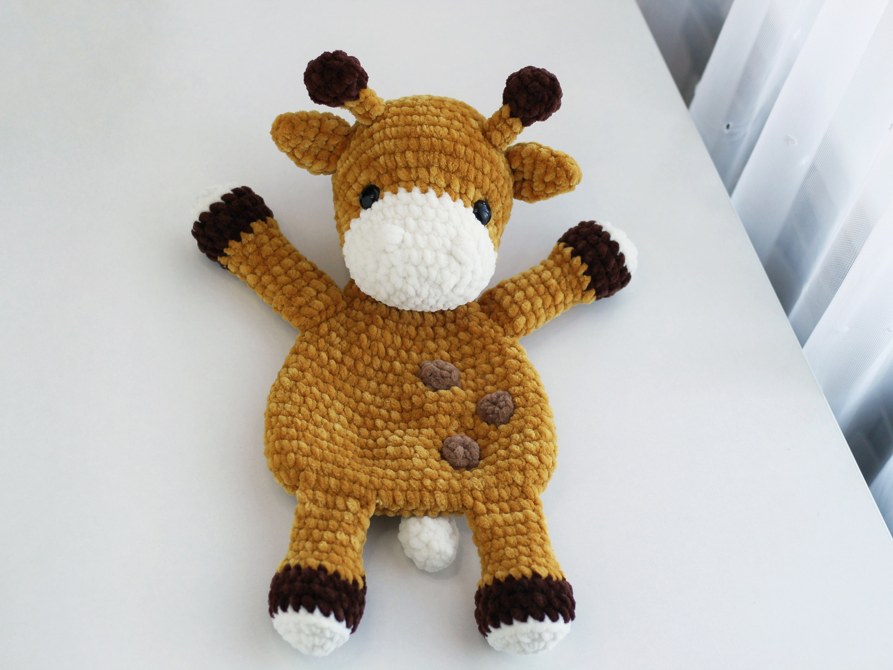 Giraffe Lovey Crochet Pattern Amigurumi Giraffe Security - Etsy Canada