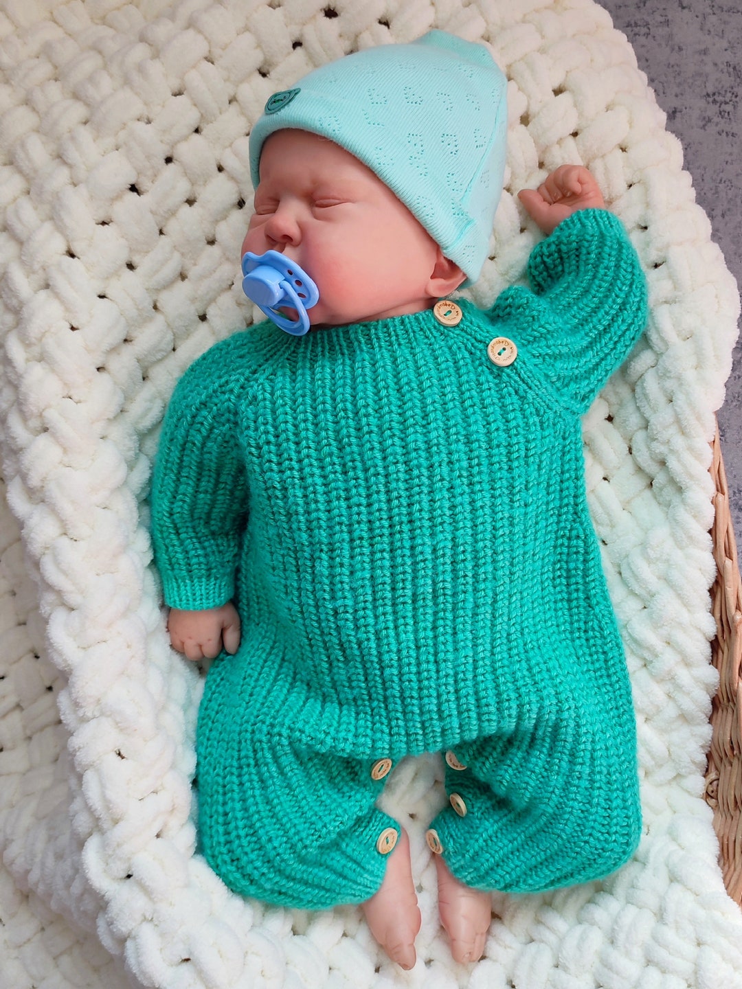 Strickanleitung Baby Strampler, Strickanleitung Baby Overall, Overall ...