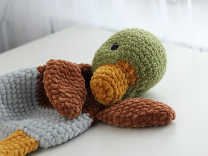Crochet Duck Lovey Pattern Crochet Snuggler Crochet Lovey - Etsy