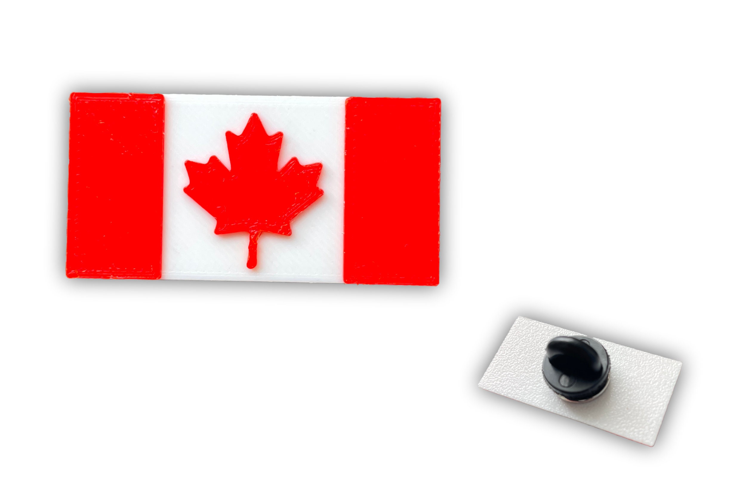 Canada Flag Lapel Pin, Canadian Maple Leaf Lapel Pin - Stylish Red ...