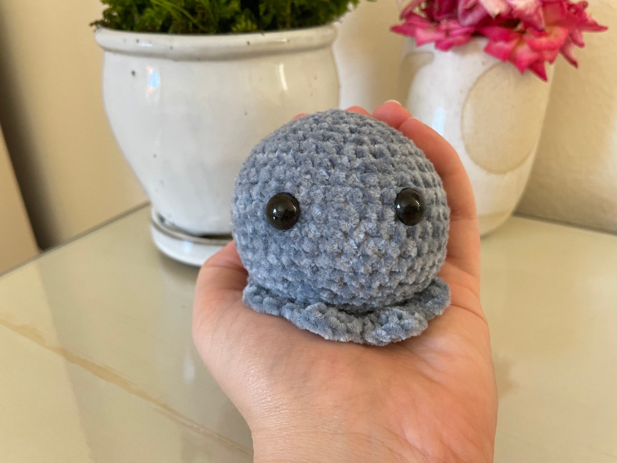 Octopus Stress Ball | Crochet Octopus | Worry Pet | Soft Stress Release ...