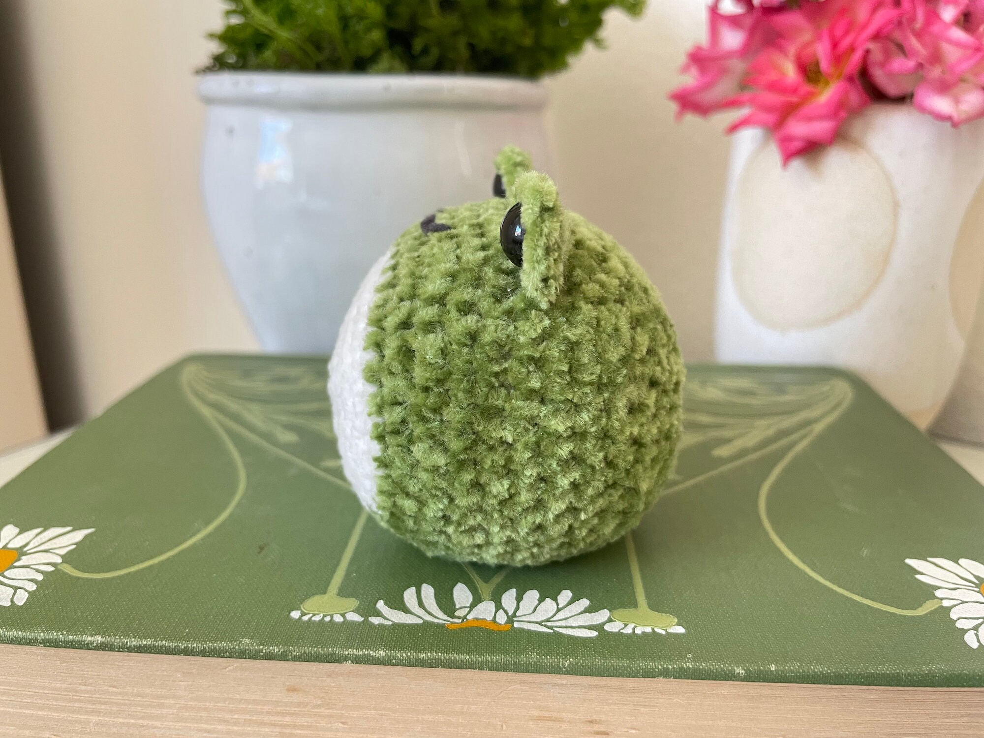 Crochet Frog | Frog Plushie | Frog Stress Ball | Worry Pet | Soft ...