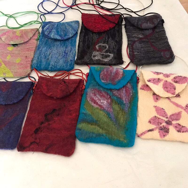 Wet Felted Purse - Etsy