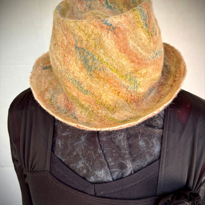 Wet Felted Hat - Etsy