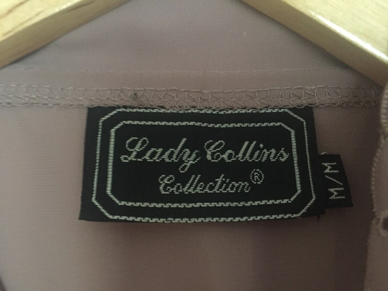 Vintage 1980s Brown Blouse by Lady Collins Collection 80s Does 40s ...