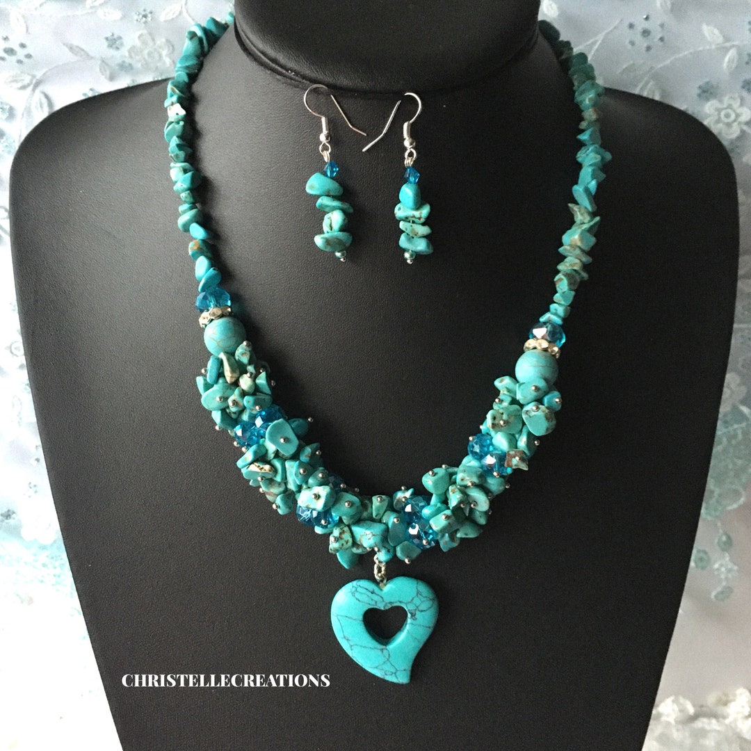 SPECIAL UNIQUE GIFT. Turquoise Unique Design.vintage Style Turquoise ...