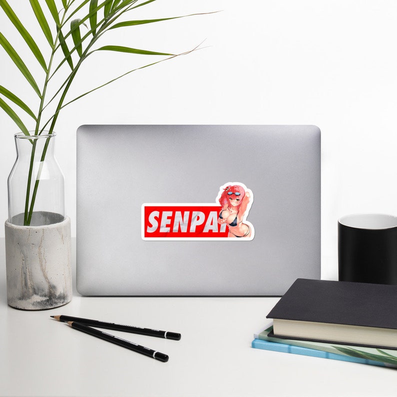 Ecchi Senpai Sticker Car Slap | Etsy