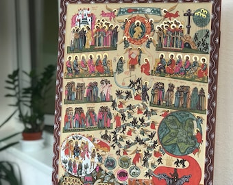 Orthodox Icon Last Judgement - Etsy