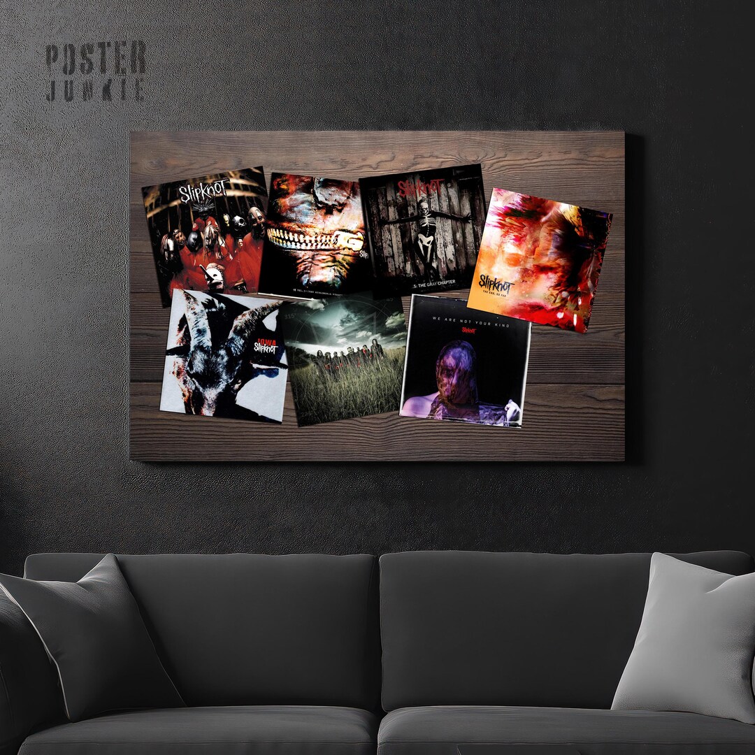 Slipknot Discography Poster: Fine Art Print, Heavy Metal Wall Decor - Etsy