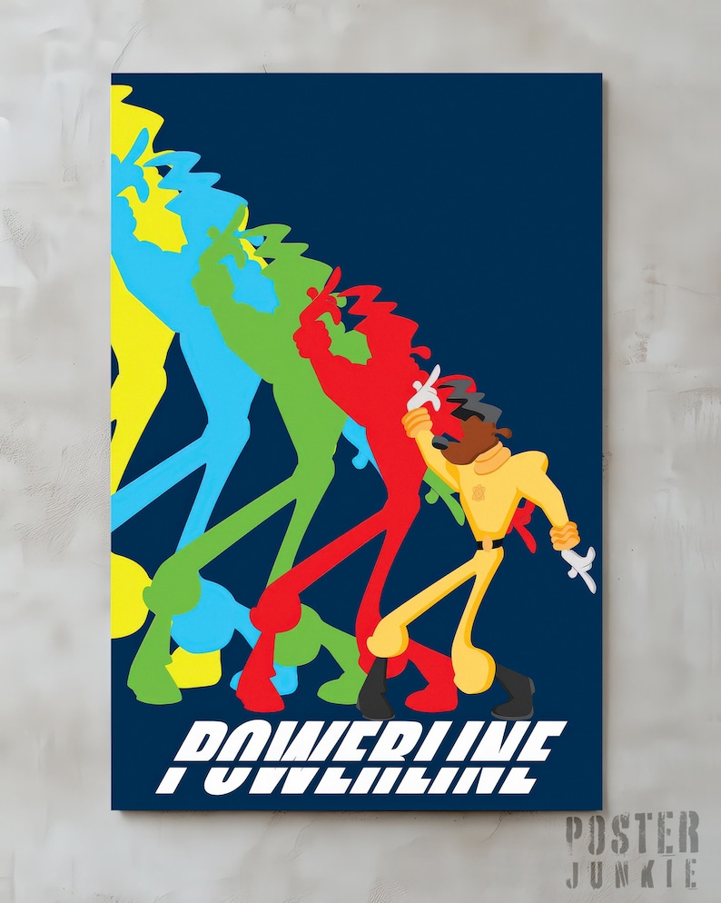A Goofy Movie 'powerline' Retro Movie Poster Print - Wall Decor - Etsy