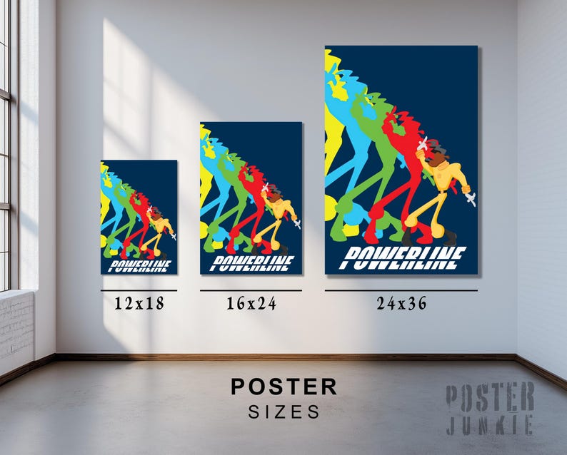 A Goofy Movie 'powerline' Retro Movie Poster Print - Wall Decor - Etsy