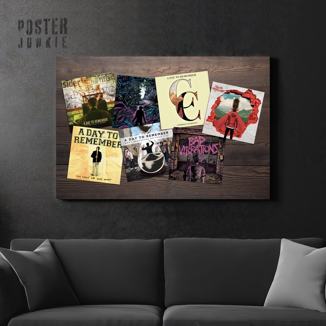 A Day to Remember Discography Art Poster Fine Art Poster Print Wall ...