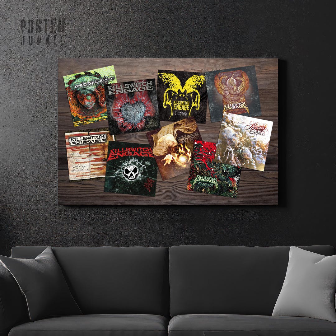 Killswitch Engage Discography Poster: Metalcore Album Art Print - Etsy
