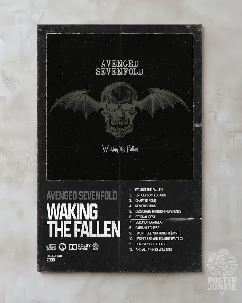Avenged Sevenfold 'waking the Fallen' Album Art Poster | Poster Junkie ...