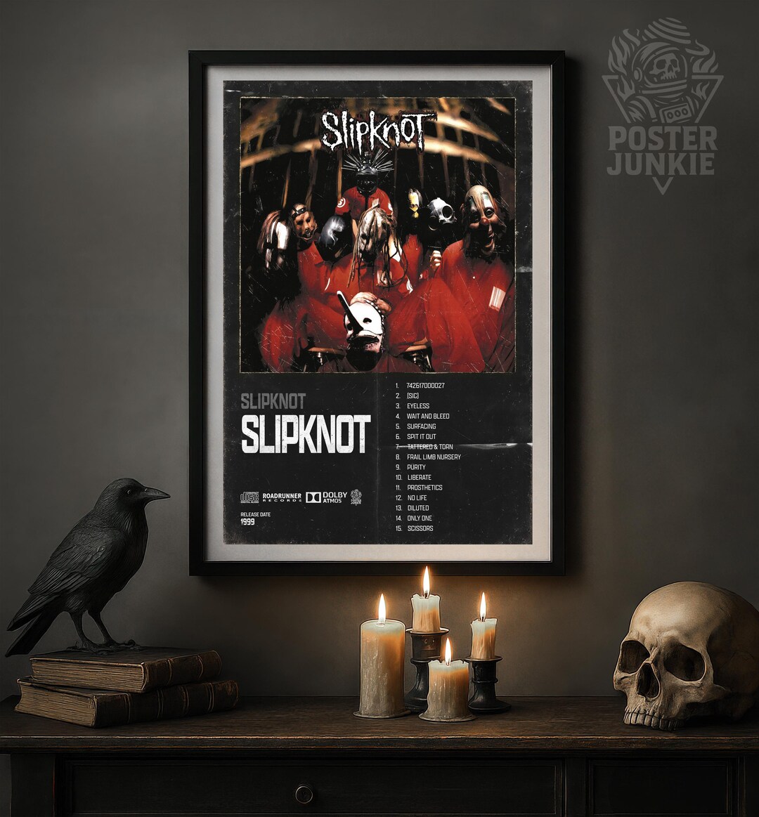 Slipknot Album Art Poster | Metal Music Wall Decor - Etsy