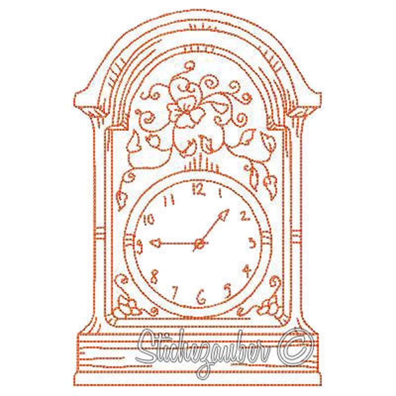 Embroidery Clock - Etsy