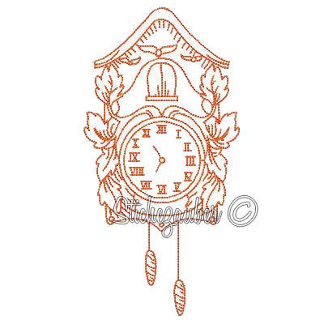Old Clocks Embroidery File Set 10x10 and Larger - Etsy