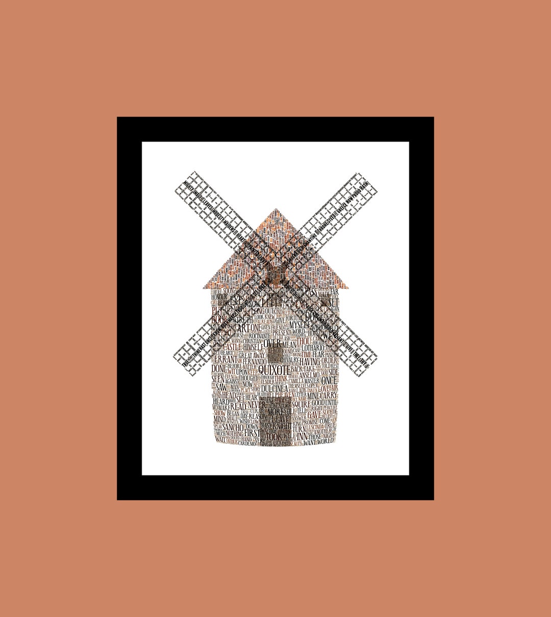 Don Quixote QUIXOTE'S GIANT Signed Original Art Print - Etsy