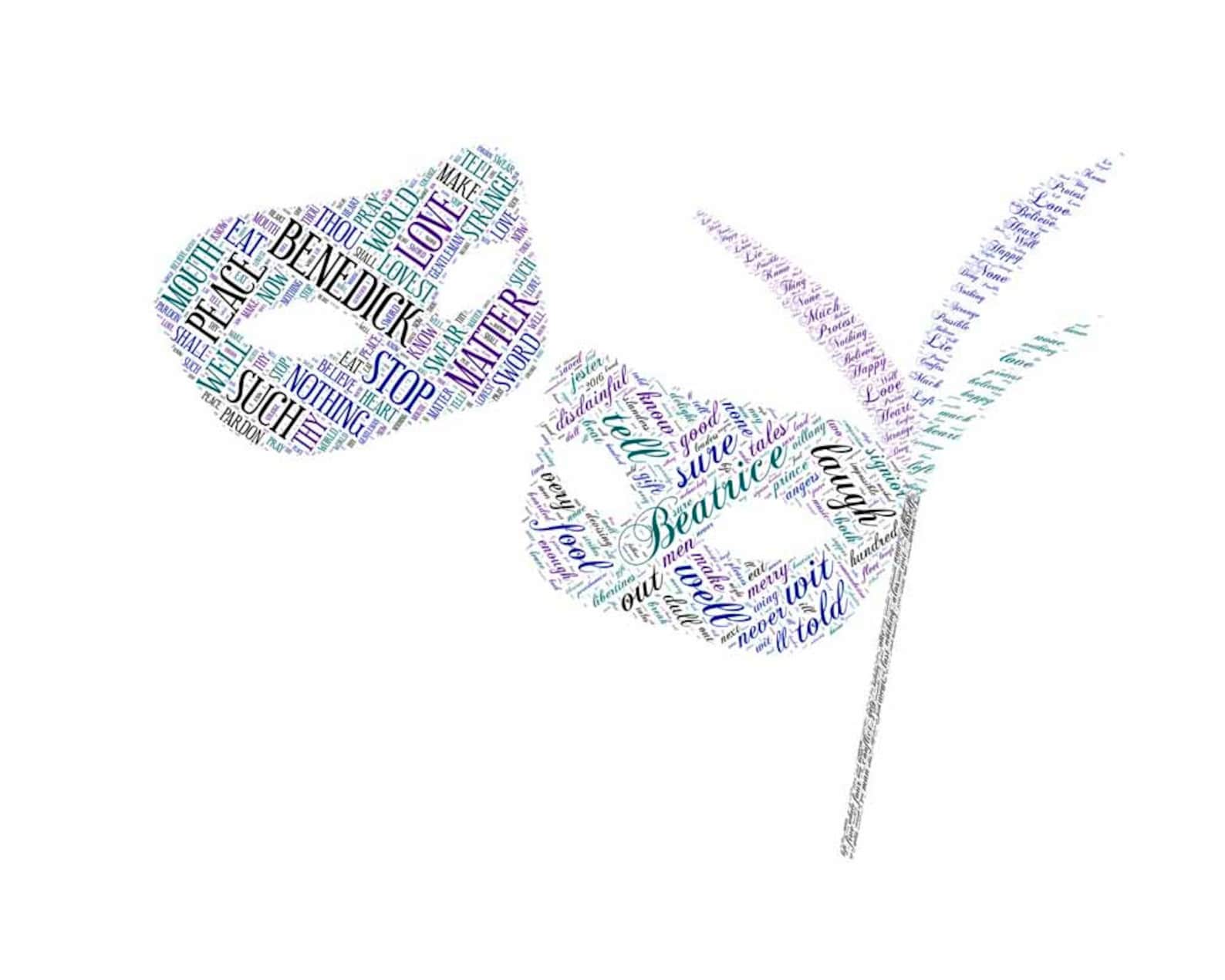 Shakespeare's Much Ado About Nothing Masquerade Masks - Etsy