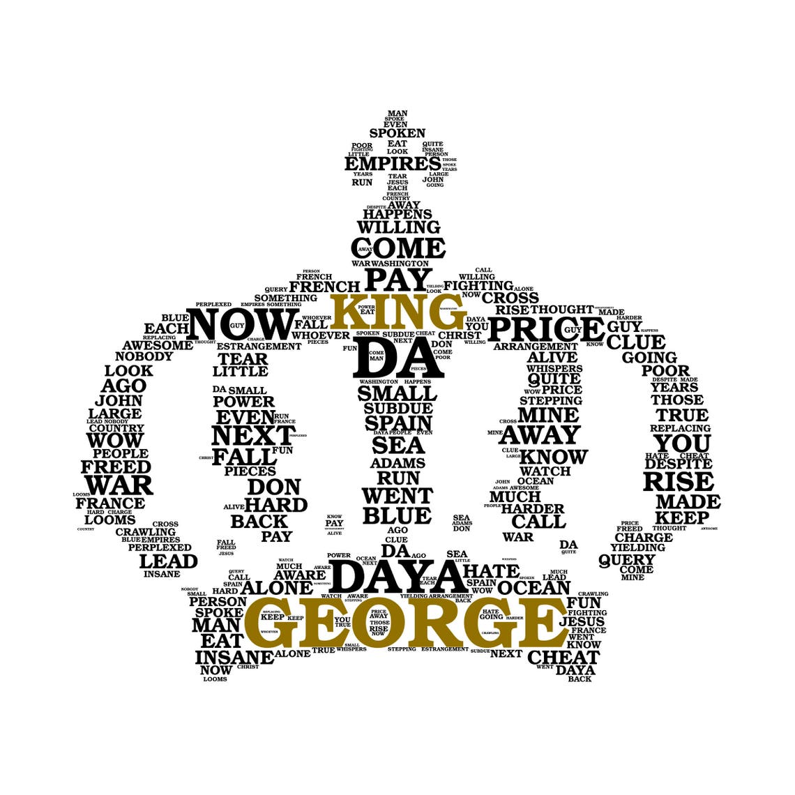 Hamilton KING GEORGE CROWN Signed Original Art Print - Etsy