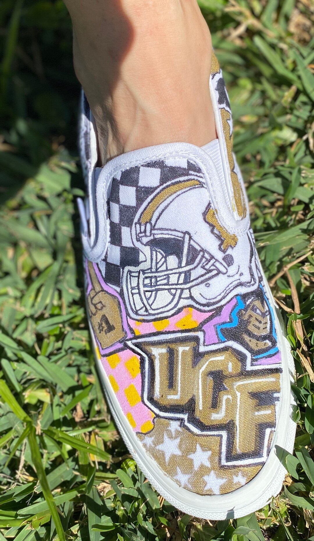 UCF University of Central Florida Custom Sneakers - Etsy