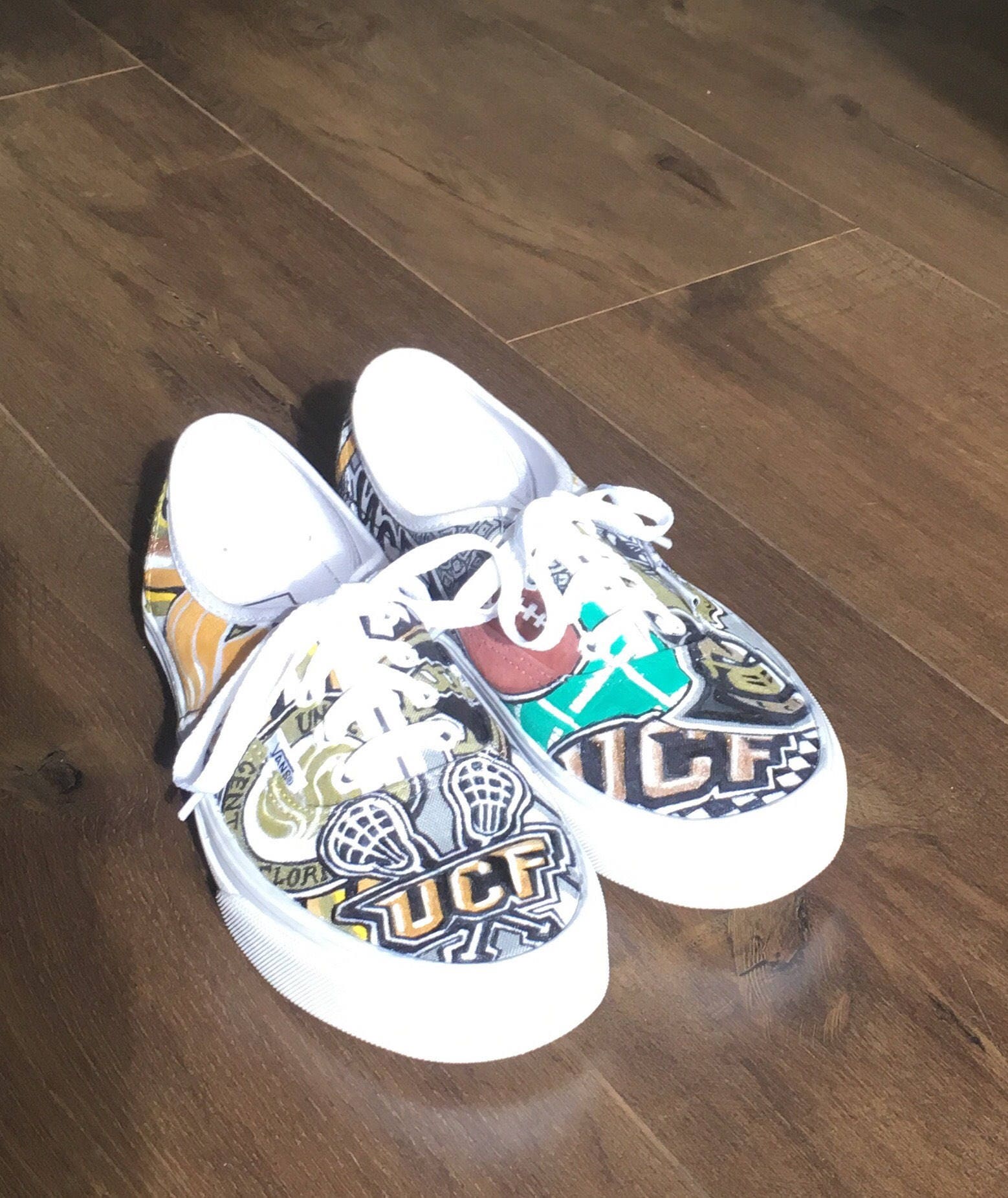 UCF University of Central Florida Custom Sneakers | Etsy