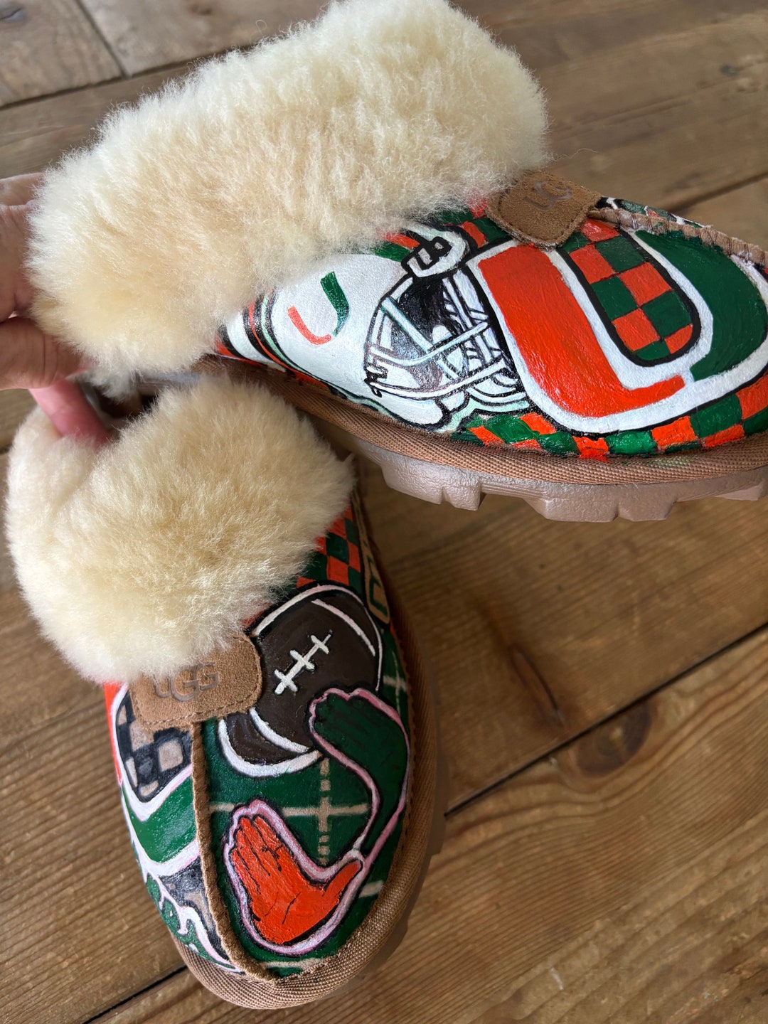 University of Miami Ugg Coquette - Etsy