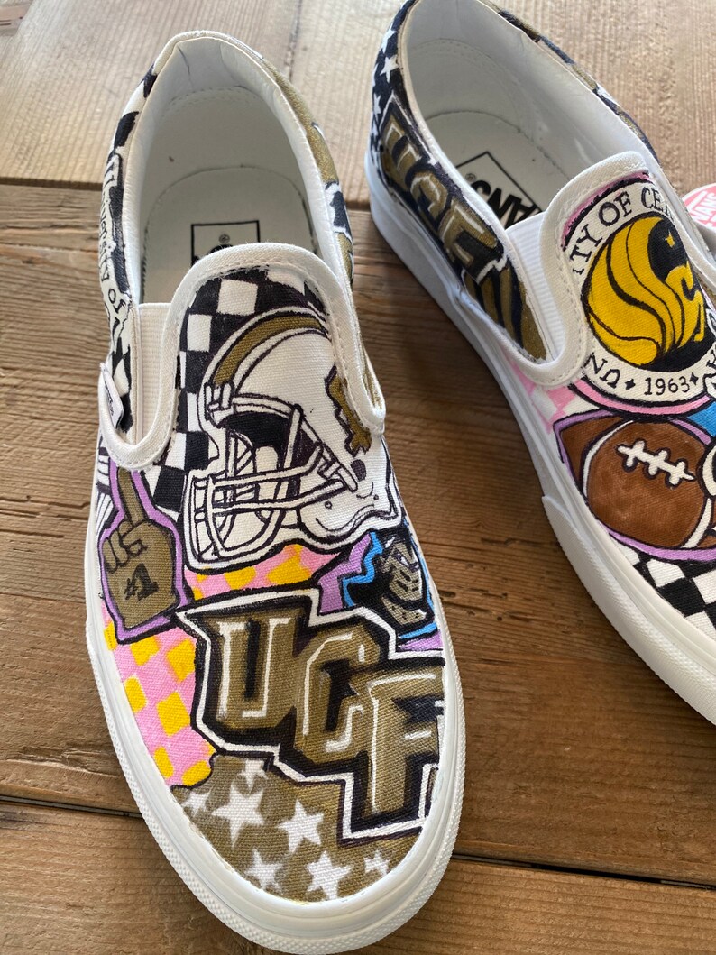 UCF University of Central Florida Custom Sneakers | Etsy