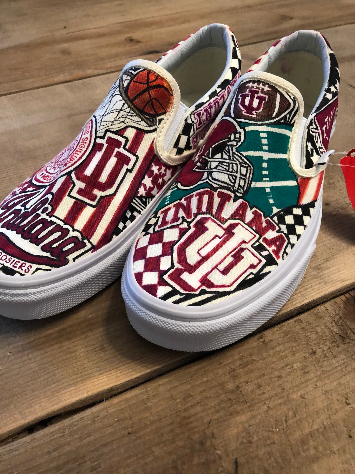 Indiana University Hoosiers Custom Sneakers - Etsy India