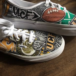 UCF University of Central Florida Custom Sneakers - Etsy