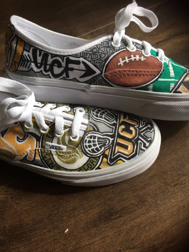 UCF University of Central Florida Custom Sneakers - Etsy