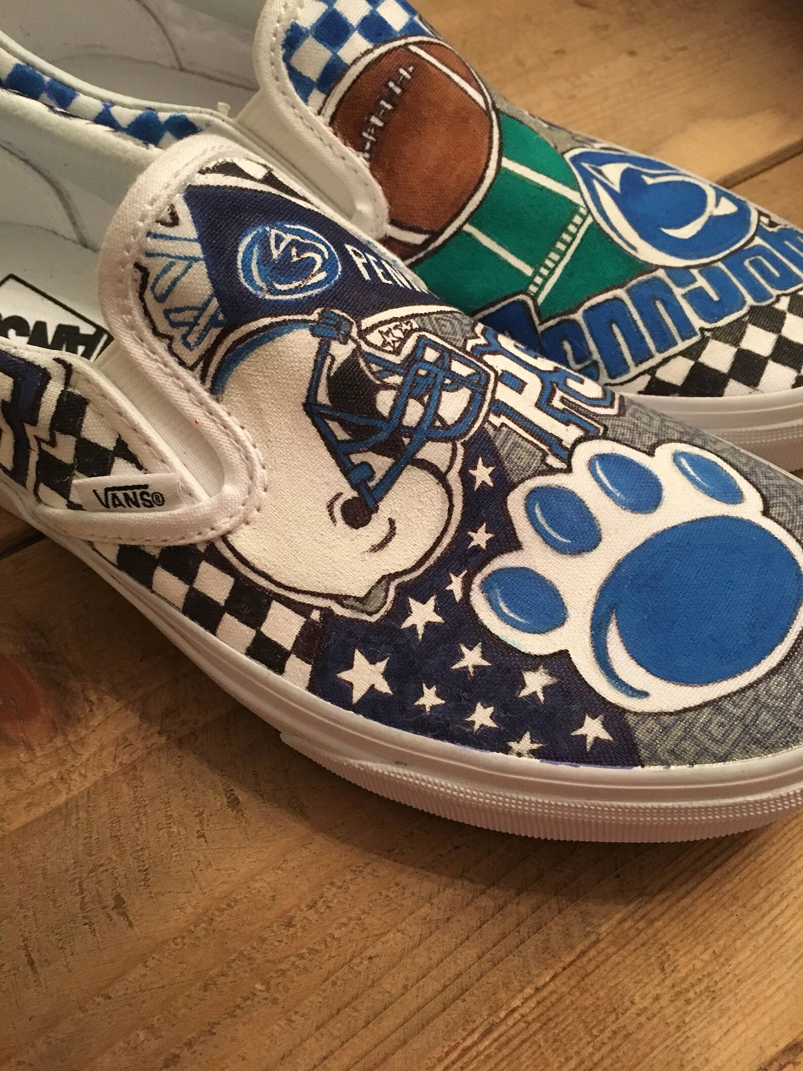 Custom Penn State Vans - Etsy