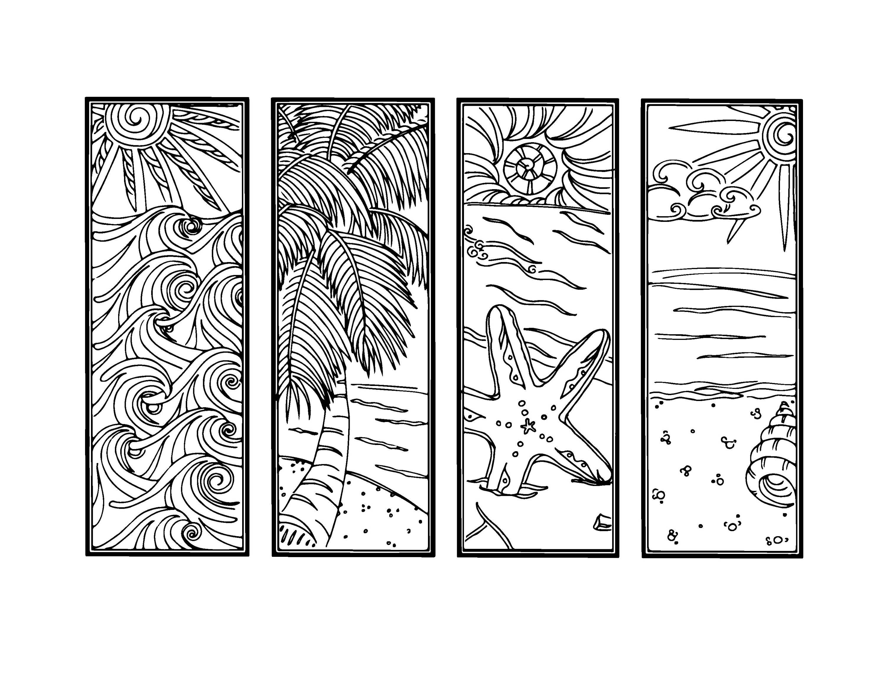 DIY Bookmarks- Set of 4- Instant Download- Gifts for Bookworms ...