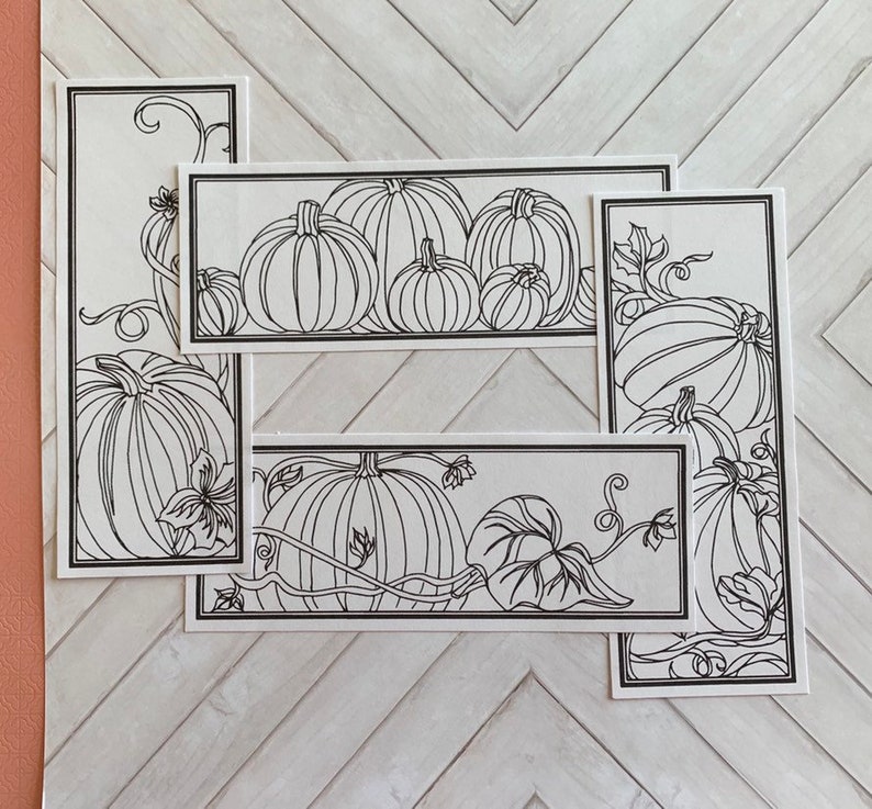 20 DIY Halloween Bookmarks! Printable Designs-bookmark Bundle-ghosts ...