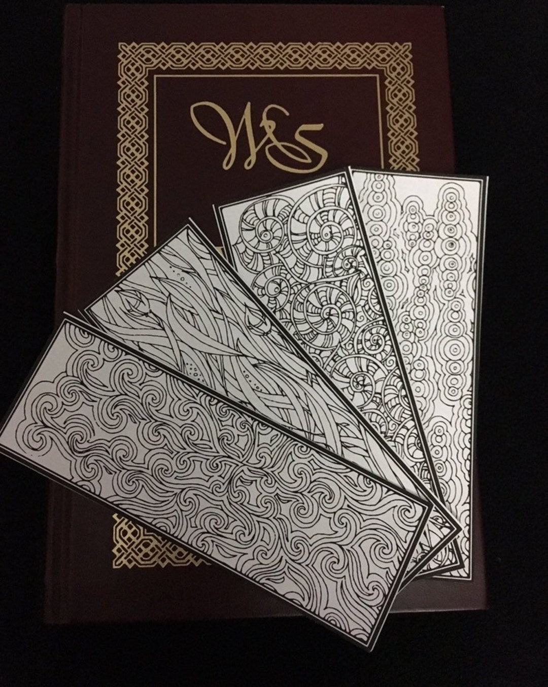 Adult Coloring Bookmark - Printable Bookmark - DIY Bookmarks ...