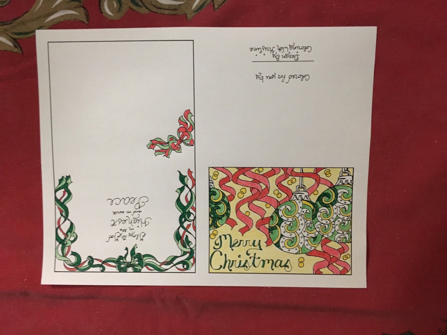Color Your Own Christmas Cards Instant Download Holiday Crafts Creative ...