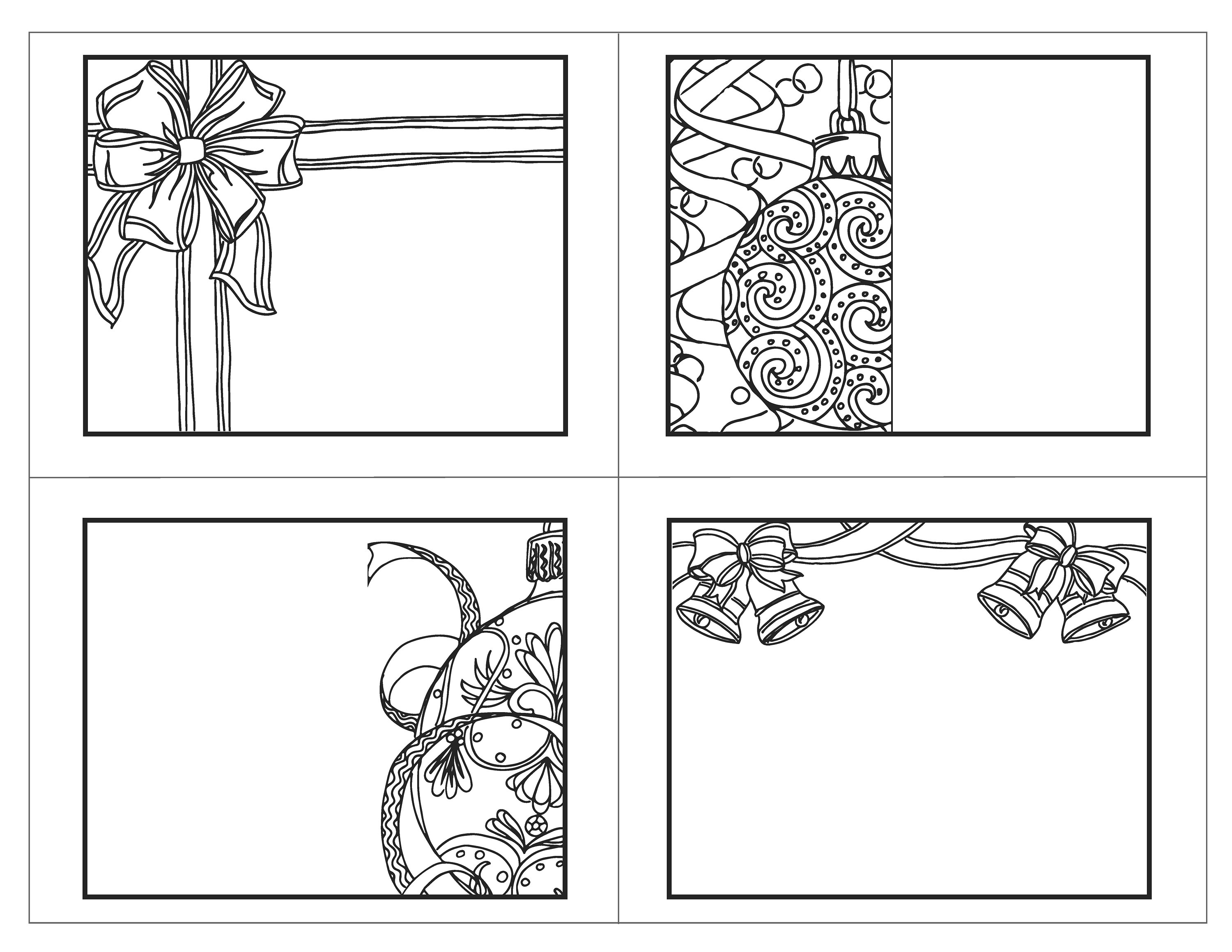 DIY Christmas Place Cards Color Your Own Name Cards Table - Etsy