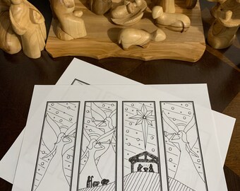 DIY Christmas Ornament Bookmarks Set of 4 Holiday Crafts | Etsy