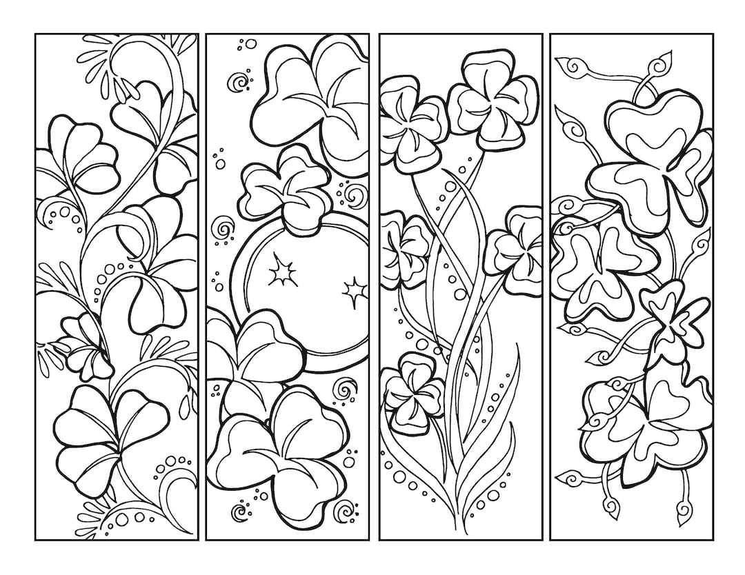 St Patrick's Day Bookmarks- Irish Bookmarks- Shamrock Bookmarks ...